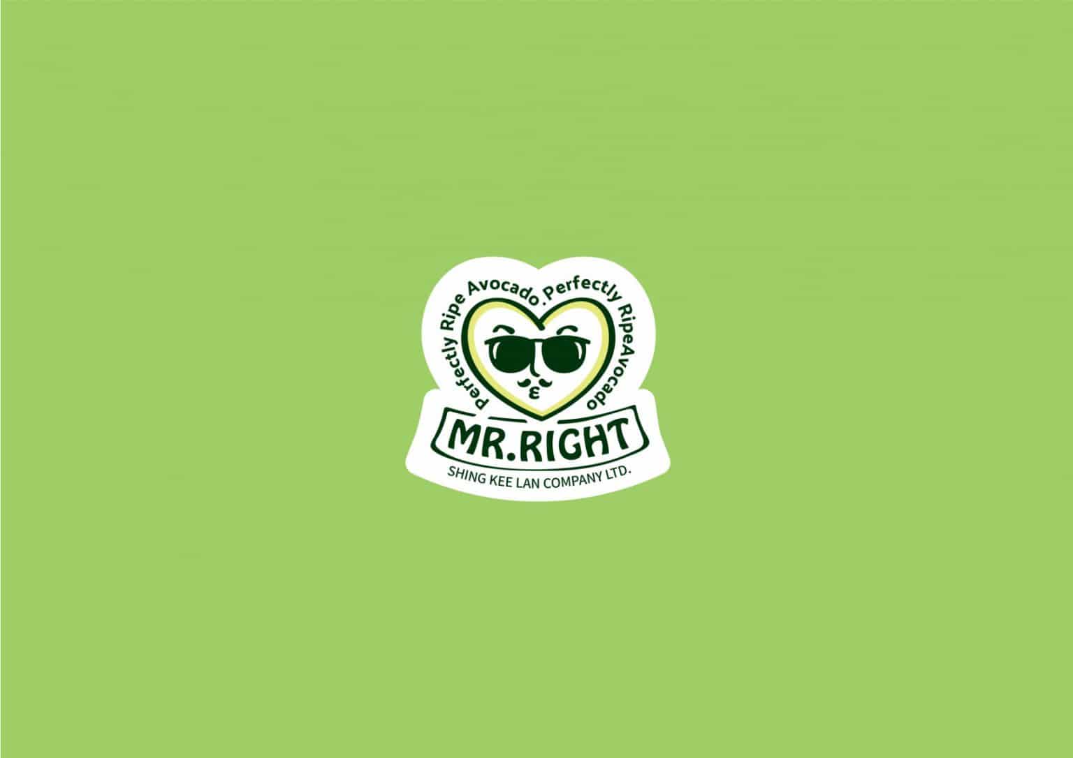 Mr. Right | Perfectly Ripe Avocado | Branding design - VINCDESIGN