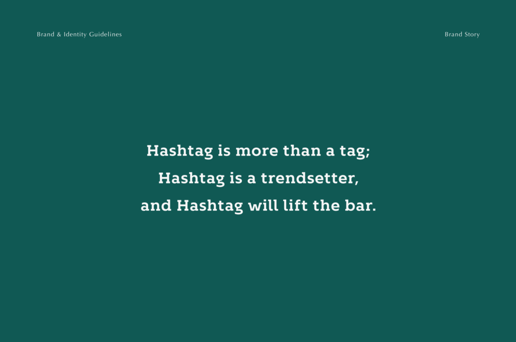 Branding Design for Hashtag B by VINCDESIGN