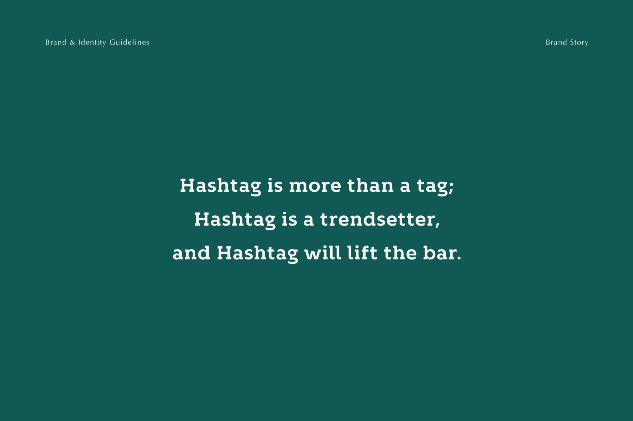 Branding Design for Hashtag B by VINCDESIGN