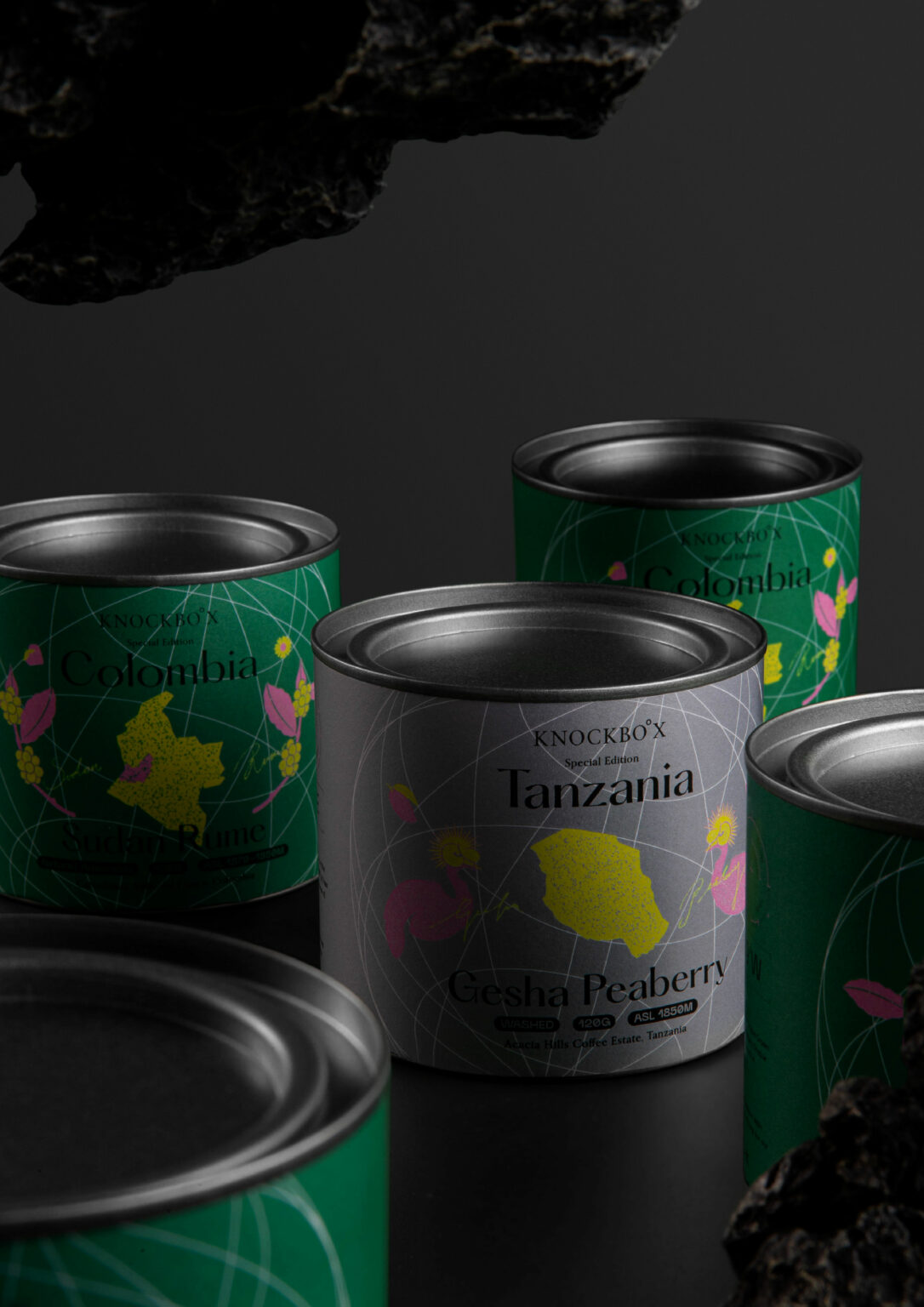 KNOCKBOX Coffee Bean Package Design by VINCDESIGN