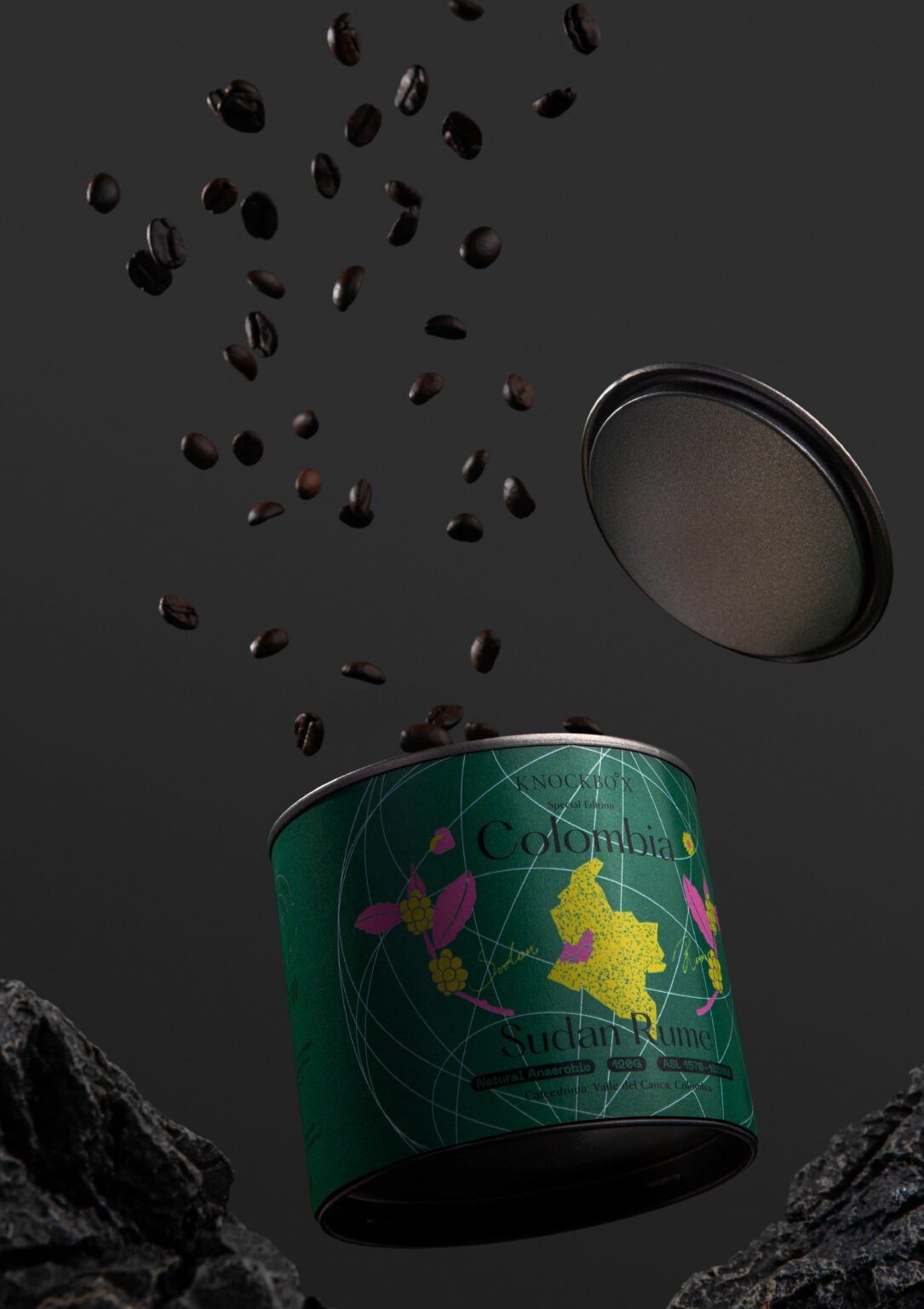 KNOCKBOX Coffee Bean Package Design by VINCDESIGN